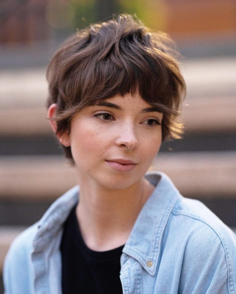 50 Pixie Cut With Long Bangs Haircuts