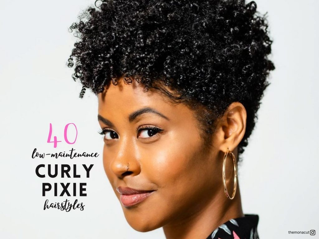 40 Low Maintenance Curly Pixie Cut Hairstyles For 2023