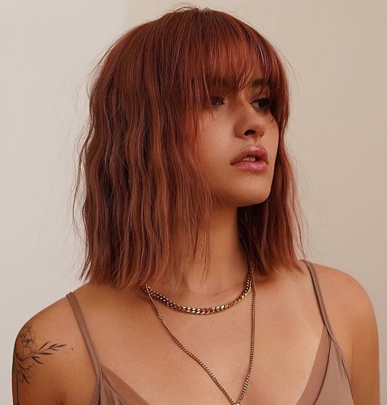 50 Hottest Textured Lob Haircuts For 2025