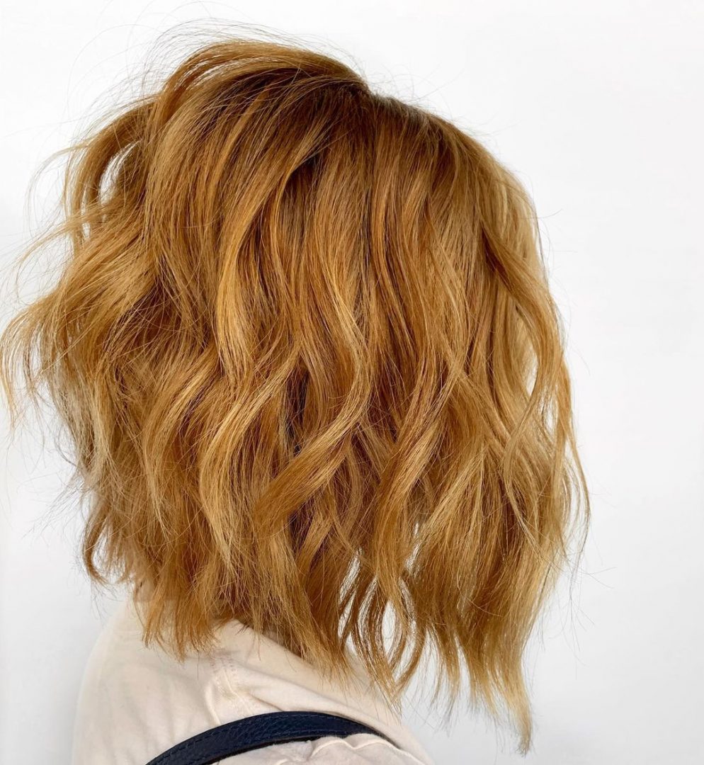 50 Hottest Textured Lob Haircuts For 2025