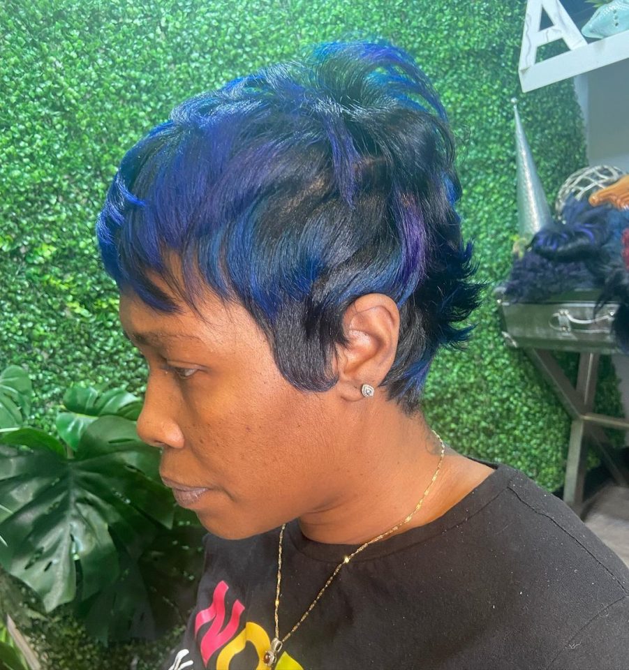 50+ Boldest Funky Colored Pixie Cut Ideas