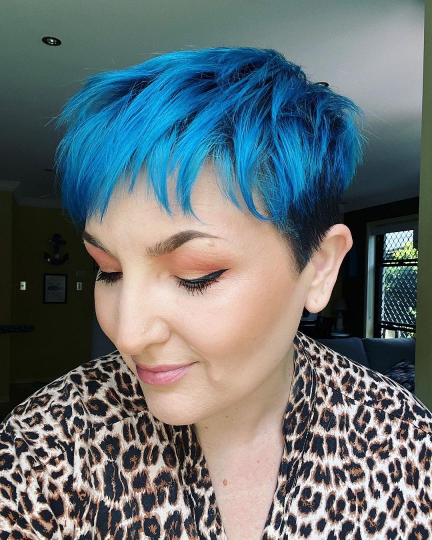 50+ Boldest Funky Colored Pixie Cut Ideas