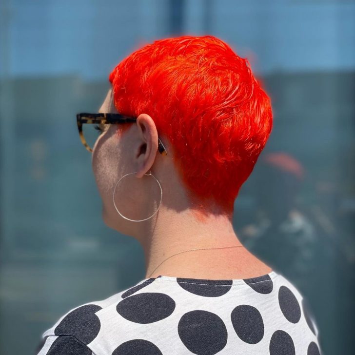 50+ Boldest Funky Colored Pixie Cut Ideas