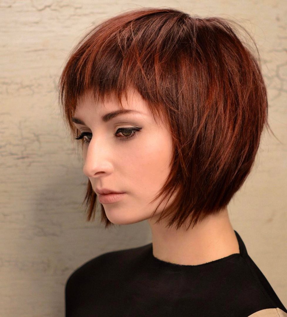 40 Up-To-Date Inverted Bob With Bangs Hairstyles