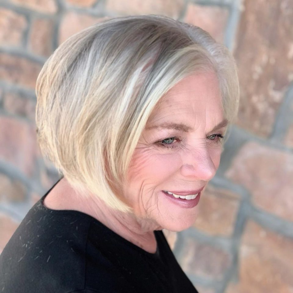 #3 Mini Bob Cut For Women Over 60 - Flawless Hair