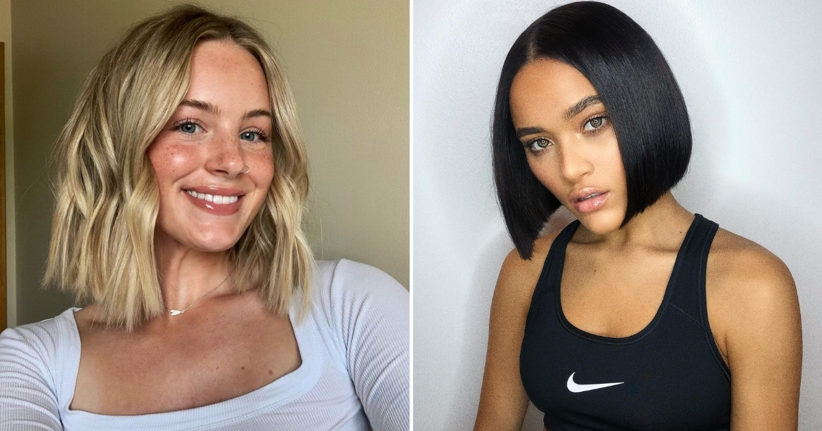 50 Middle Part Bob Haircuts About To Be Everywhere