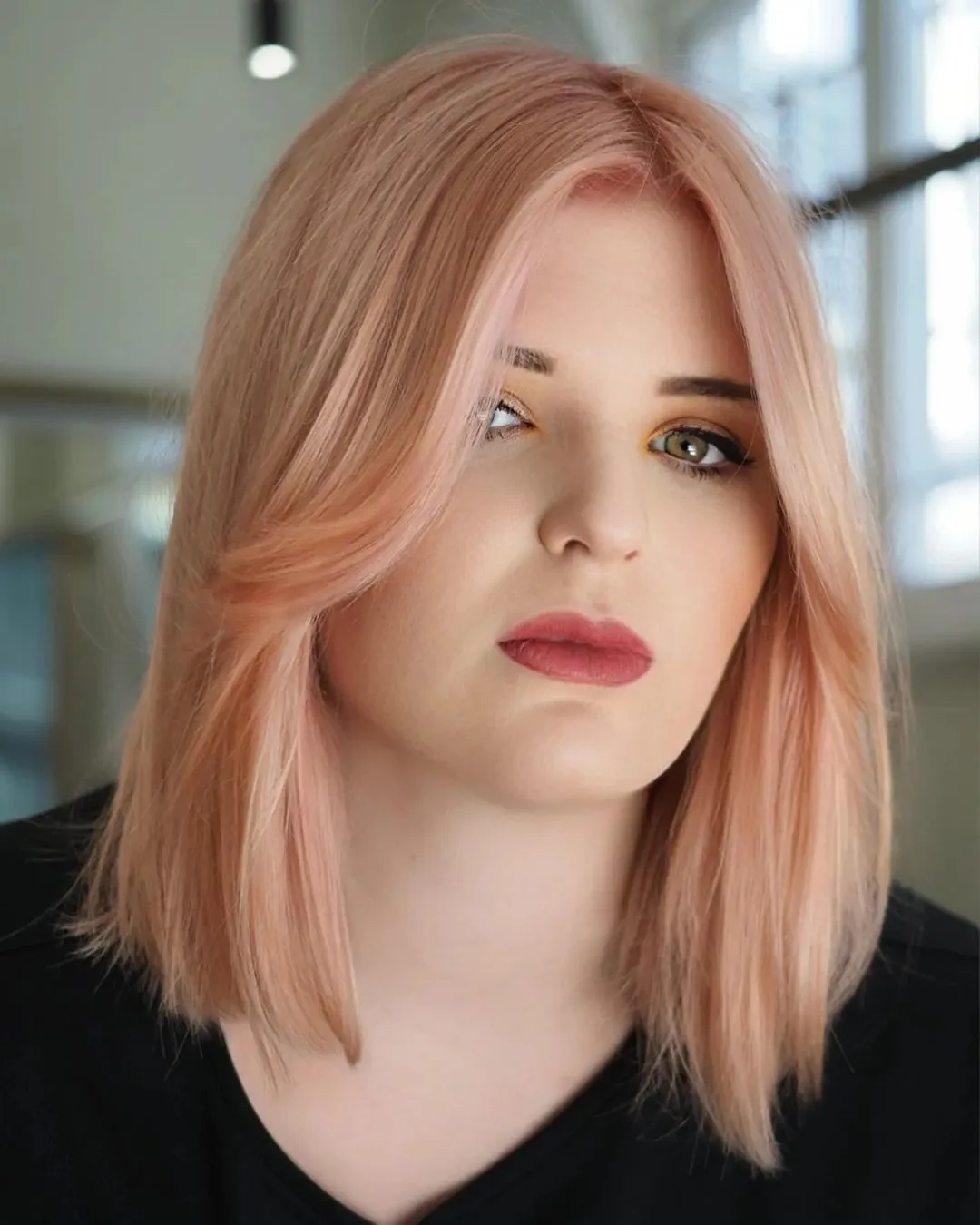 50 Middle Part Bob Haircuts About To Be Everywhere