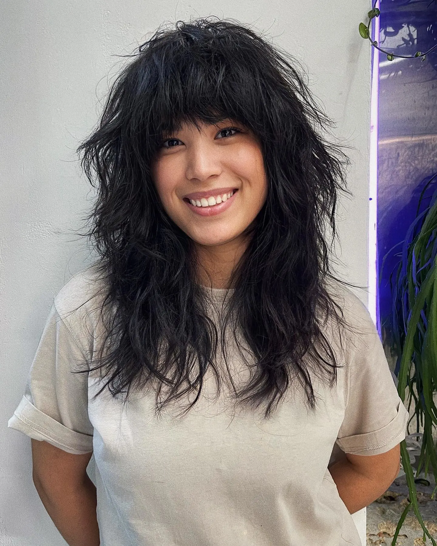 50 Medium Hairstyles With Bangs You’ll Want This Summer