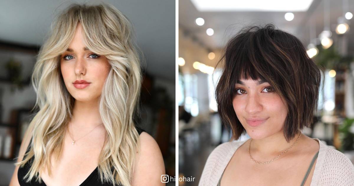 30 Trendy Face Framing Bangs For Every Face Shape