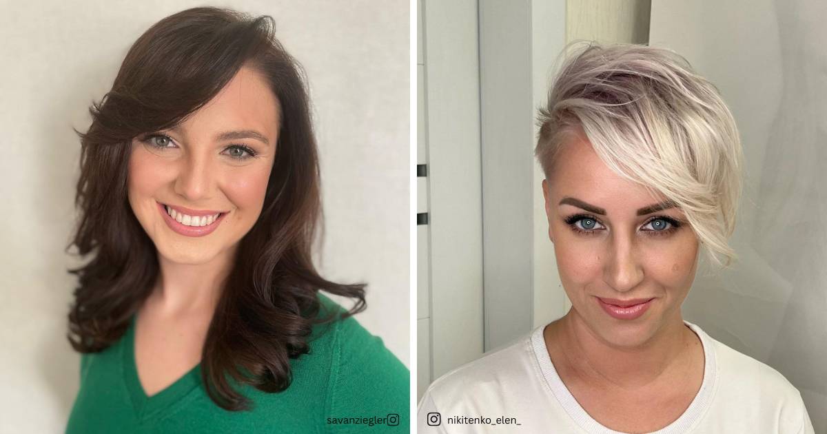 50 Stunning Hairstyles With Side Bangs