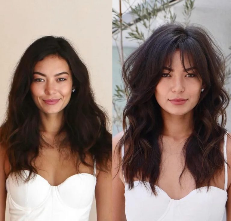 30 Trendy Face Framing Bangs For Every Face Shape