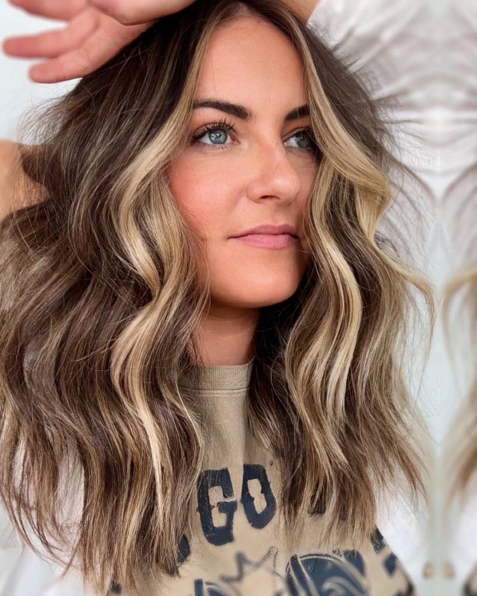 30 Stunning Brown Hair With Blonde Streaks Inspo Pics