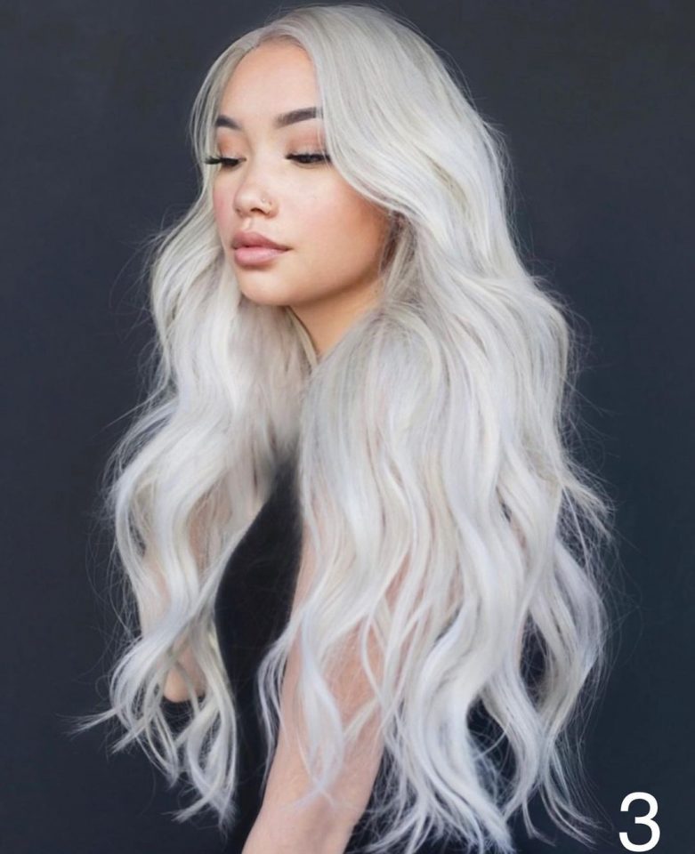 60 ideas de cabello rubio platino que te harán desear un cambio de color