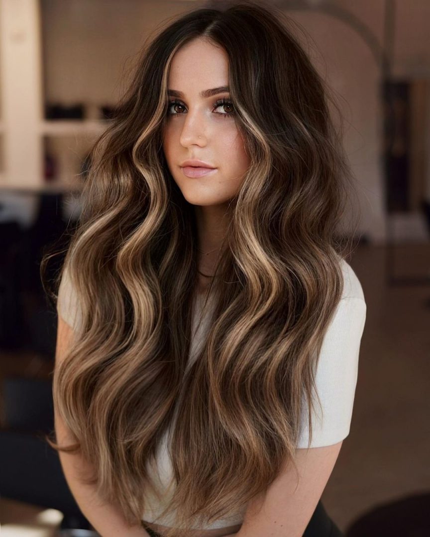 30 Stunning Brown Hair With Blonde Streaks Inspo Pics