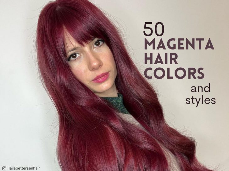 50 Magenta Hair Colors And Styles Trending In 2023