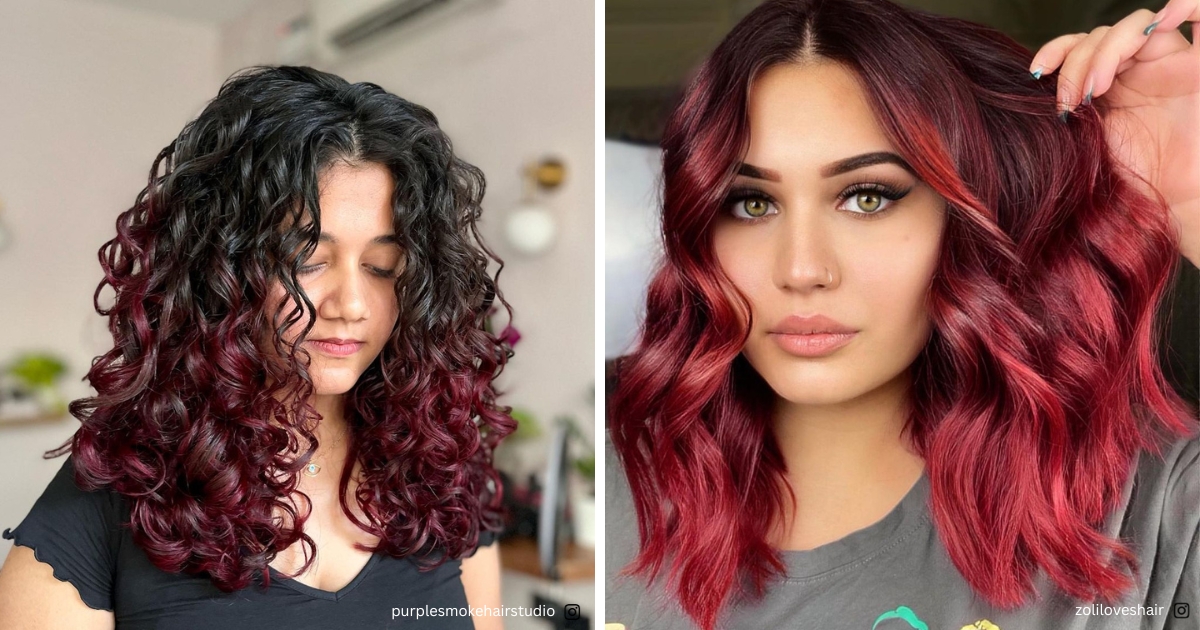 60 Stunning Red Balayage Hair Inspo Pics