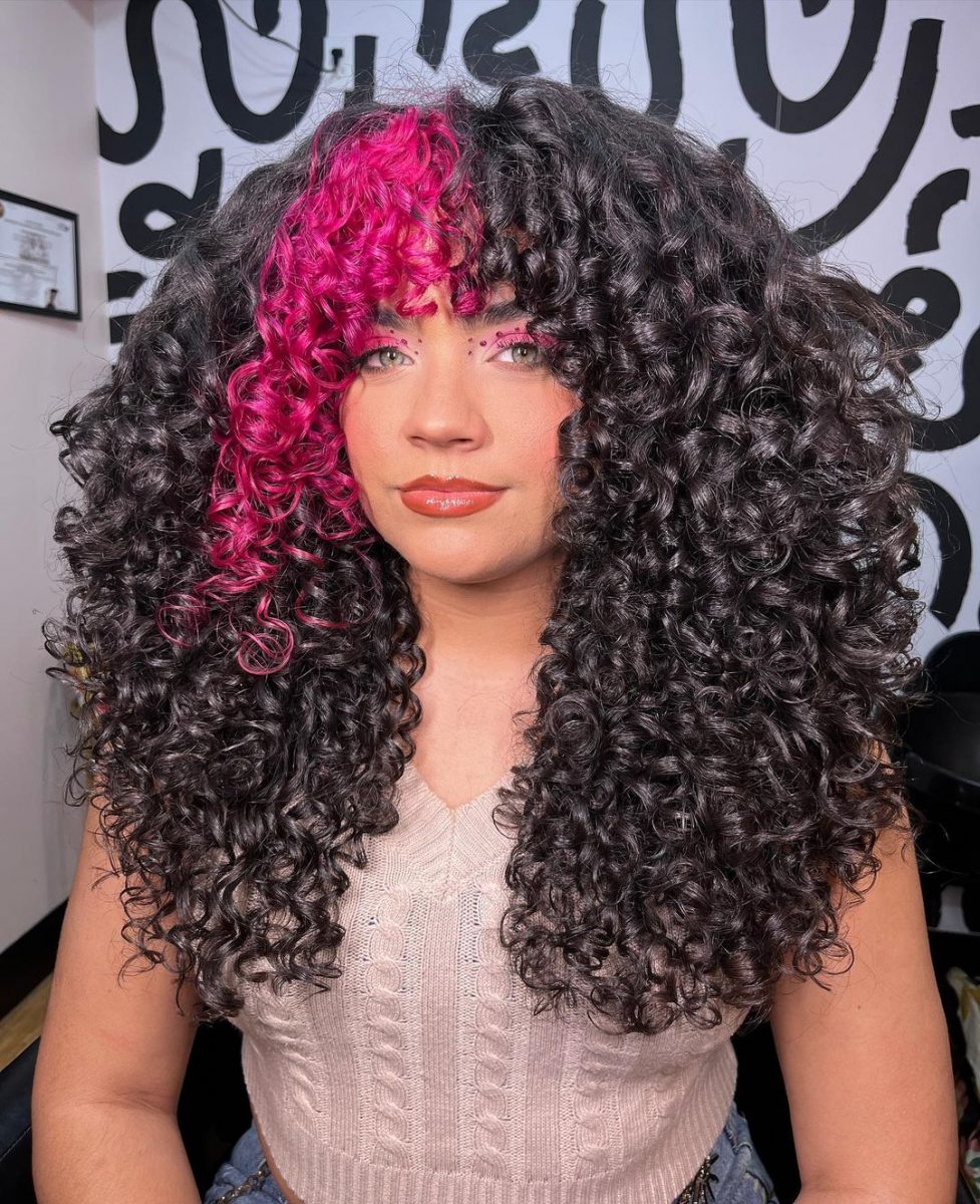 40 Stylish And Effortless Curly Hair With Bangs Hairstyles