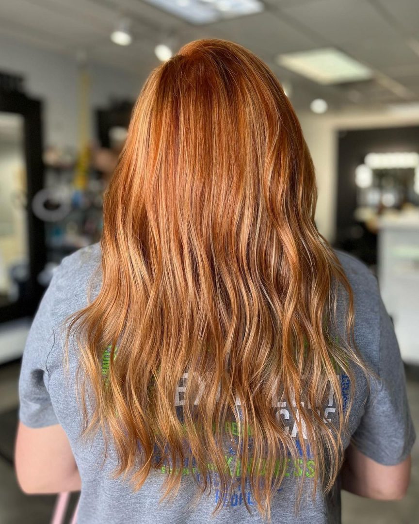 60 Impresionante rojo Balayage pelo Inspo Fotos