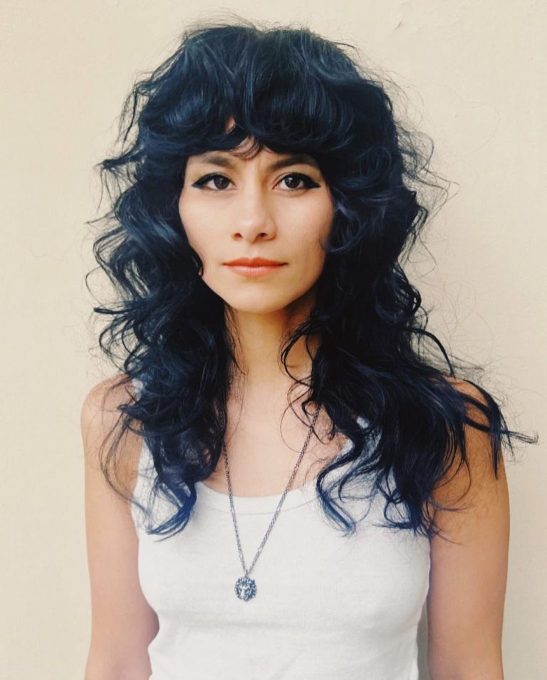 40 Stylish And Effortless Curly Hair With Bangs Hairstyles