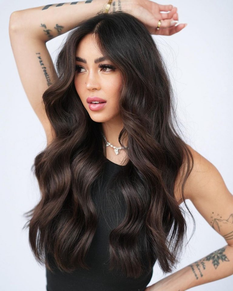 55 idées de couleurs de cheveux pour les brunes pour inspirer votre ...