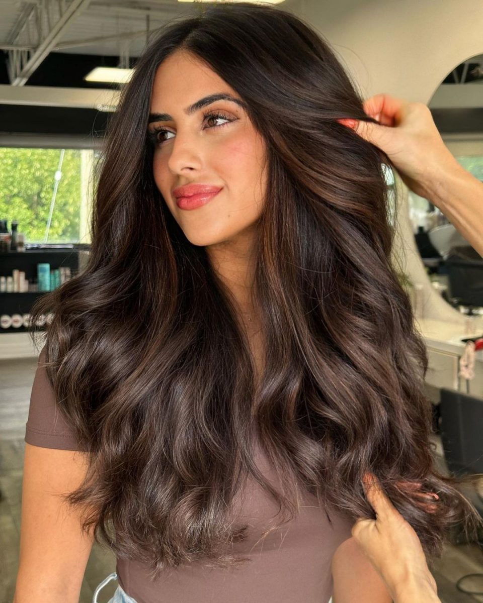 65 Ideias para o cabelo castanho escuro para experimentar o mais ...