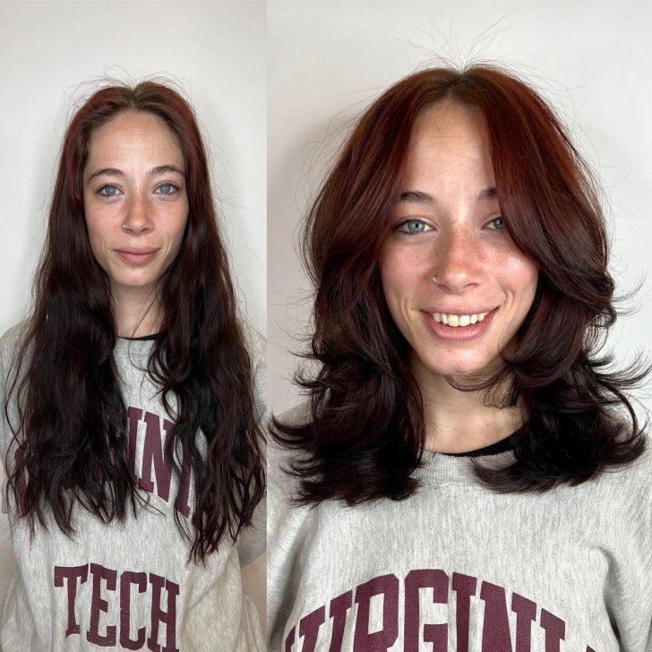 30 Attractive Face-Framing Layers For Medium-Length Hair