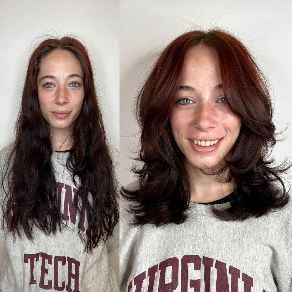 30 Attractive Face-Framing Layers For Medium-Length Hair