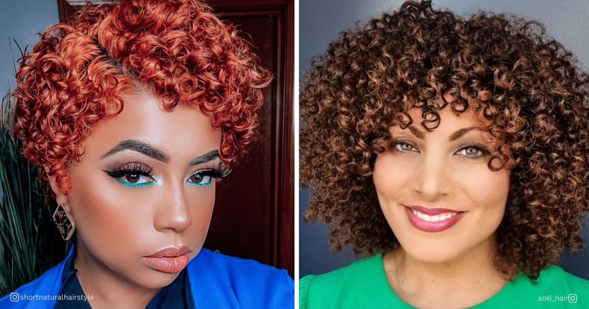 30 Creative Ideas To Spice Up Short Curly Hairstyles