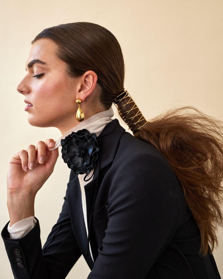 24 Runway-Worthy Slick-Back Ponytail Styles