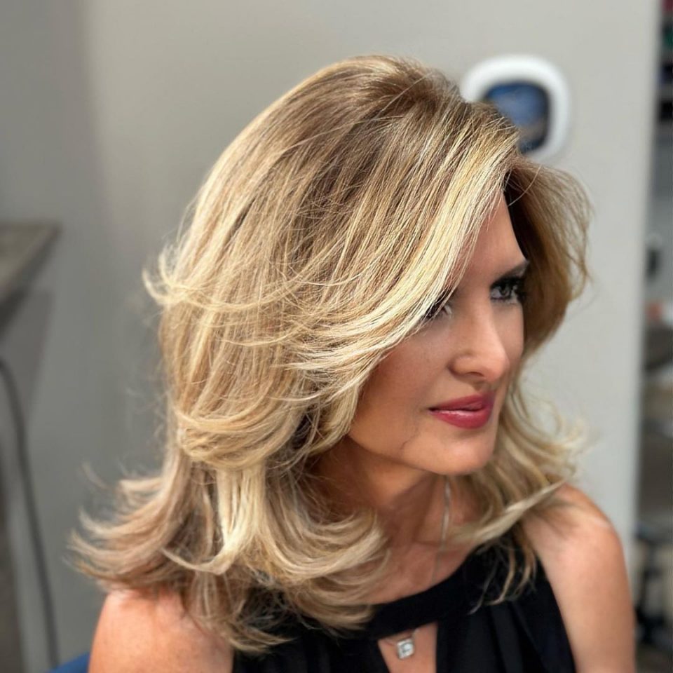 Aging In Style: 22 Medium-Length Hairstyles For Women Over 50