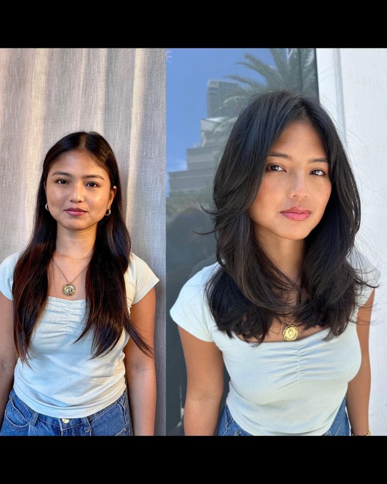 24 Medium-Length Hairstyles With Layers For Ultimate Volume Boost