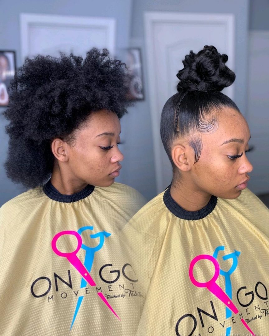 25 Black Hair Bun Styles That Are Too Pretty To Pass