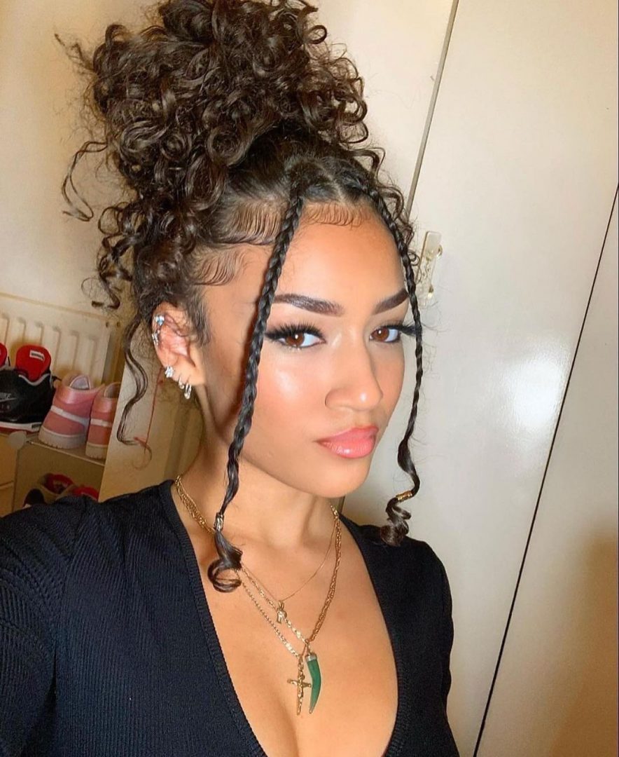 These 20 Curly Updo Hairstyles Are Real Head-Turners
