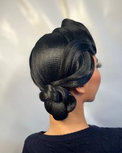 25 Black Hair Bun Styles That Are Too Pretty To Pass