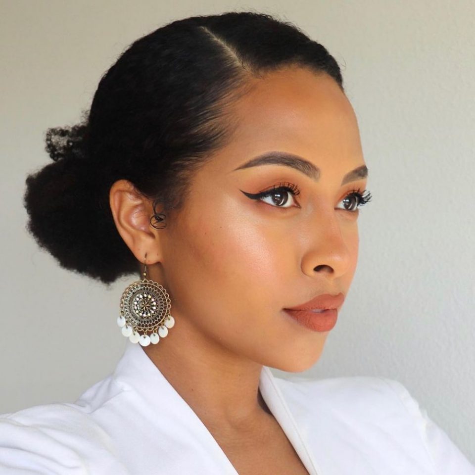 25 Black Hair Bun Styles That Are Too Pretty To Pass