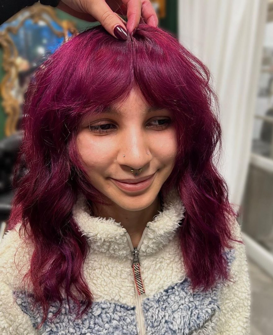 40 Shades Of Red Purple Hair Trending In 2025
