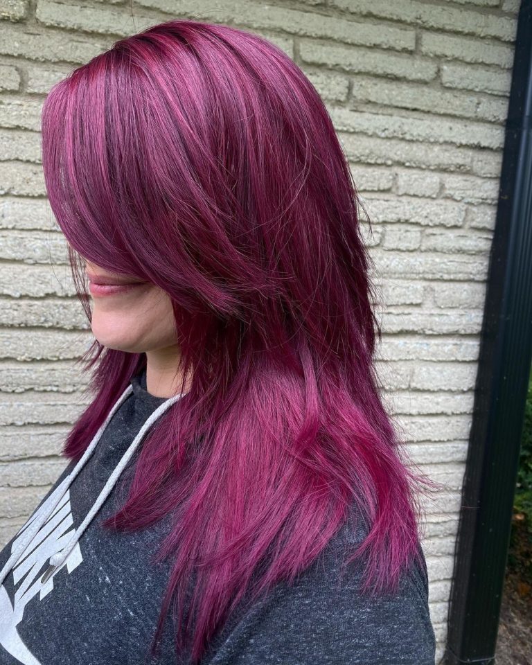 40 Shades Of Red Purple Hair Trending In 2025