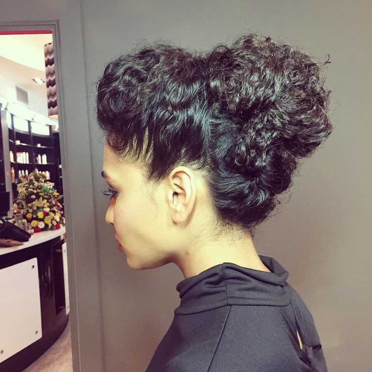 These 20 Curly Updo Hairstyles Are Real Head-Turners