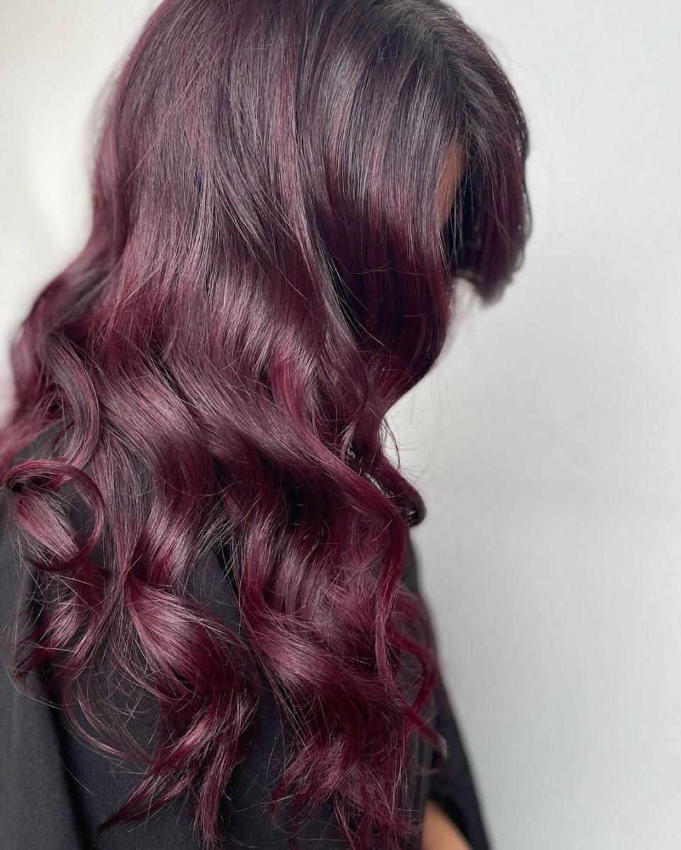 40 Shades Of Red Purple Hair Trending In 2025