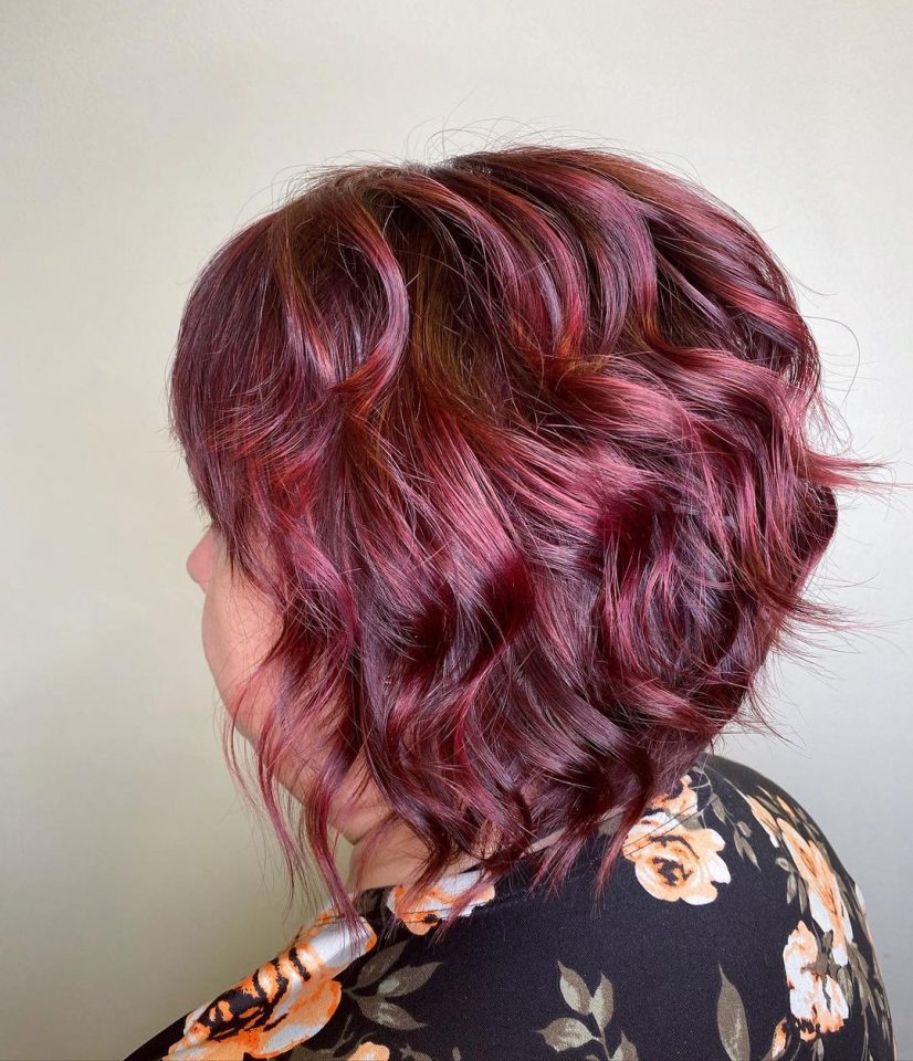 40 Shades Of Red Purple Hair Trending In 2025