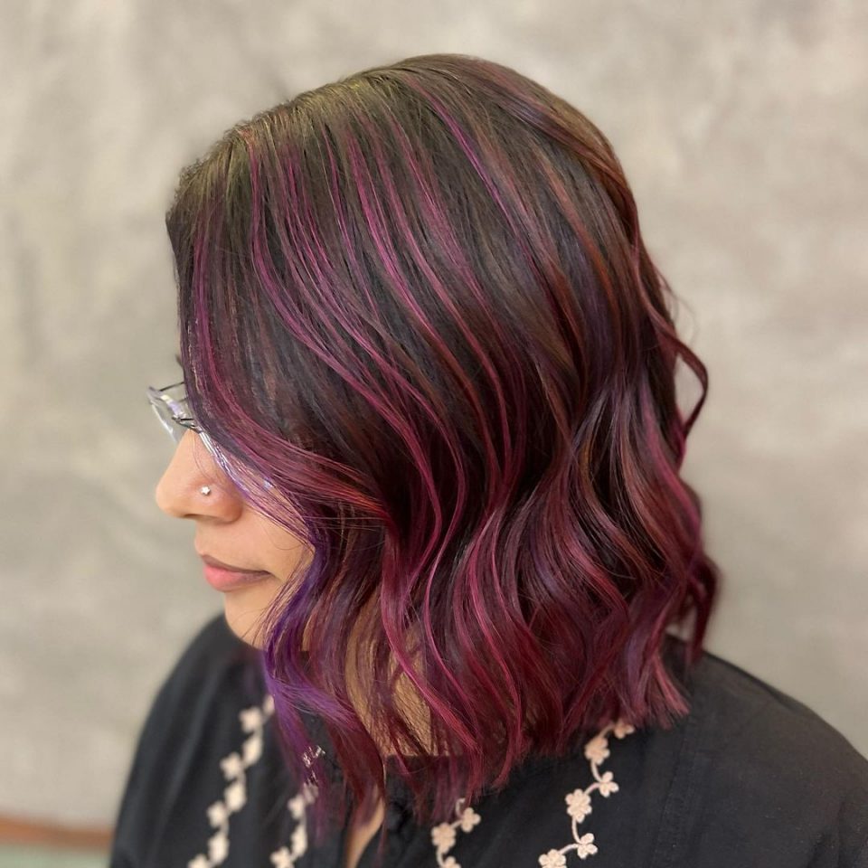 25 Spunky Pink Highlights In Black Hair Ideas To Inspire Your Next Dye Job
