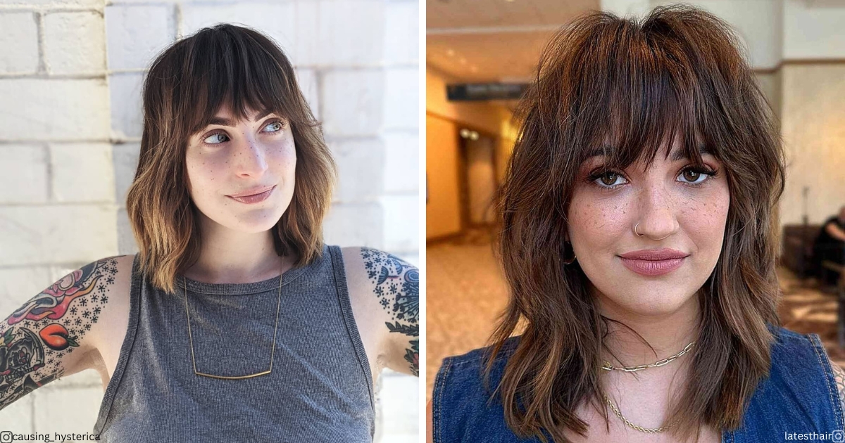 25 Hairstyles With Choppy Bangs To Nail The Effortlessly Chic Look