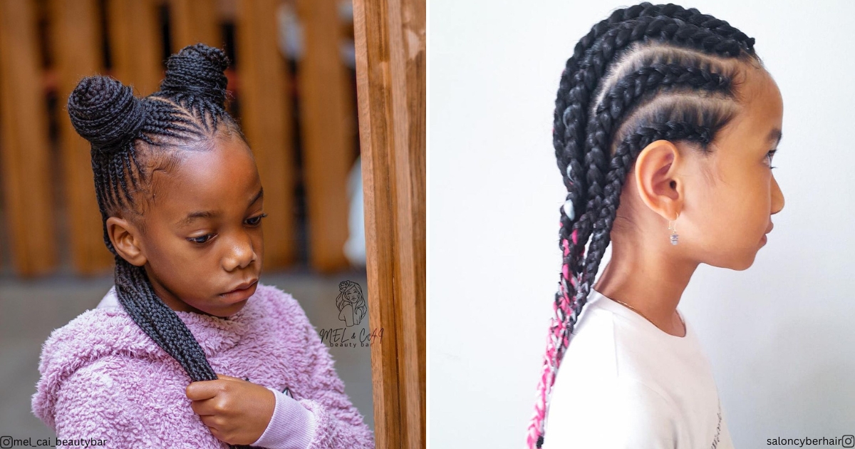 The Cutest 21 Kids Cornrow Hairstyles Your Child Will LOVE
