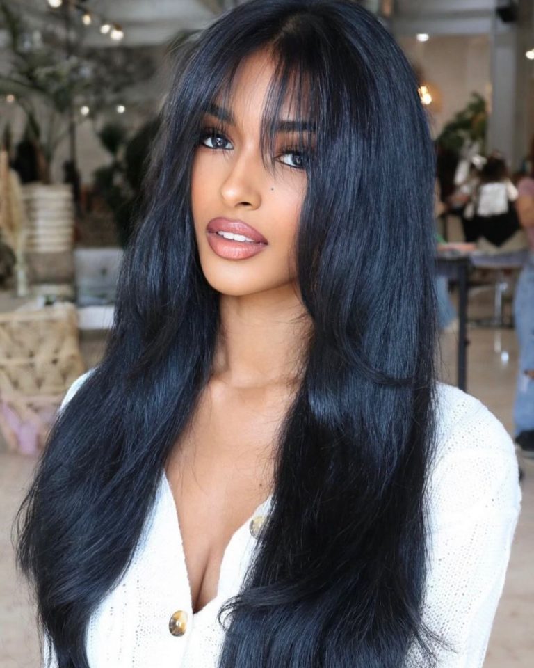 24 Top Trending Wispy Curtain Fringe Styles For Long Hair