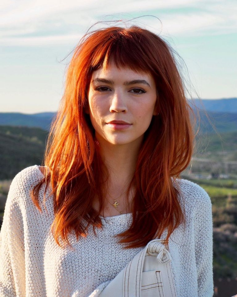 Franja de bebé e cabelo comprido: a combinação de madeixas compridas ...