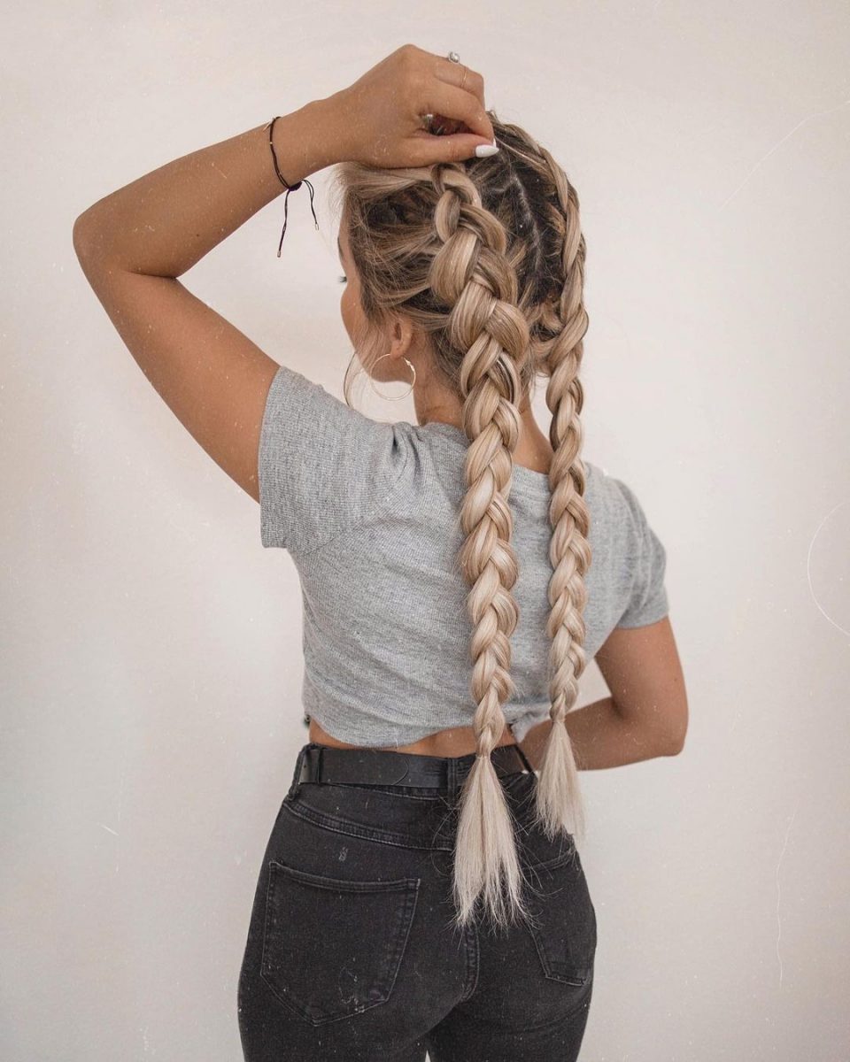 20 Prettiest Braided Pigtails For A Youthful Aesthetic