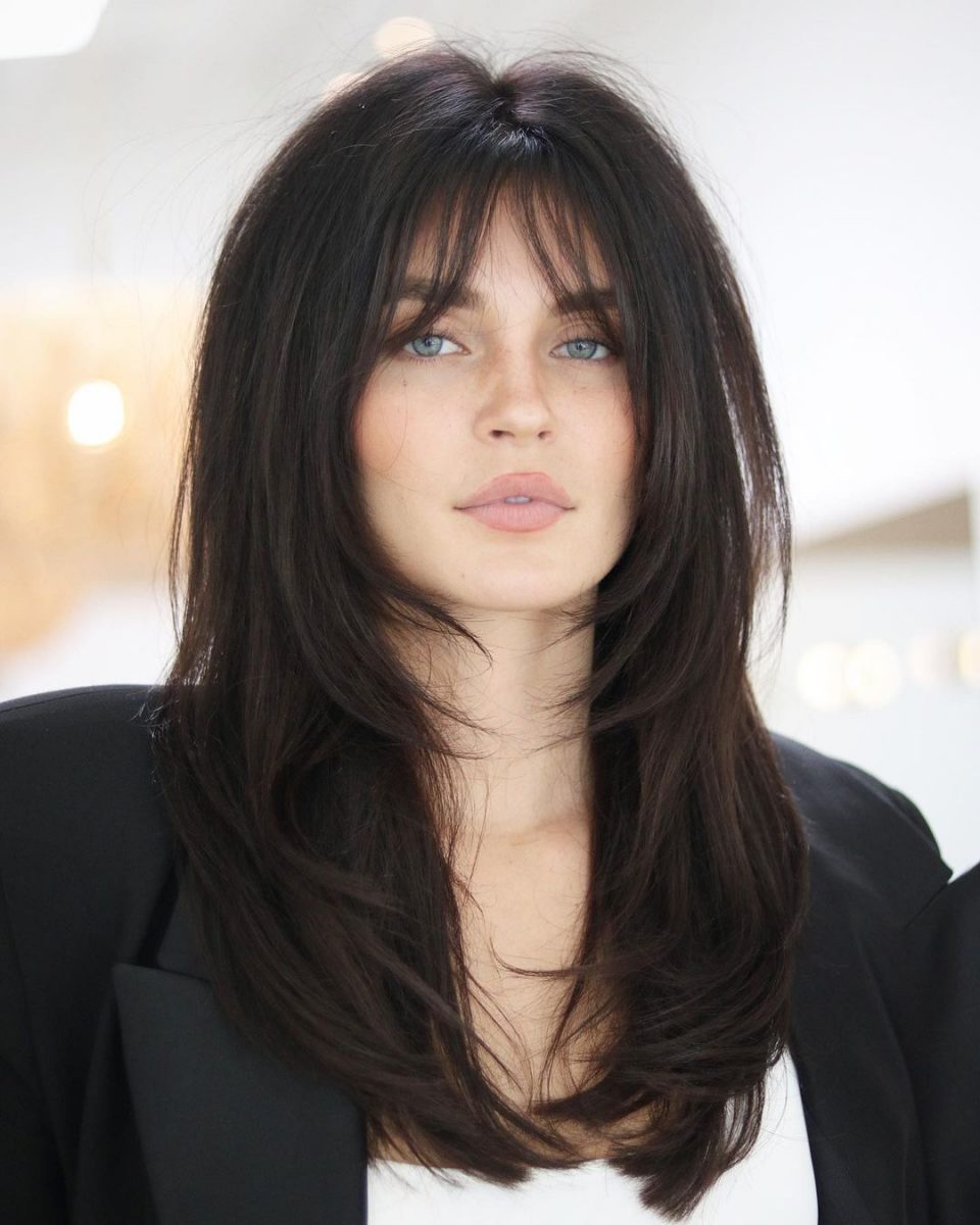 24 Top Trending Wispy Curtain Fringe Styles For Long Hair