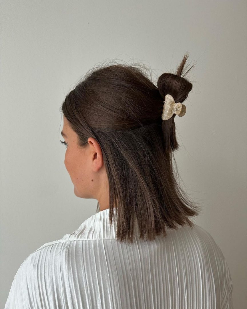 Fresh & Fab Claw Clip Hairstyles for Short and Medium Hair