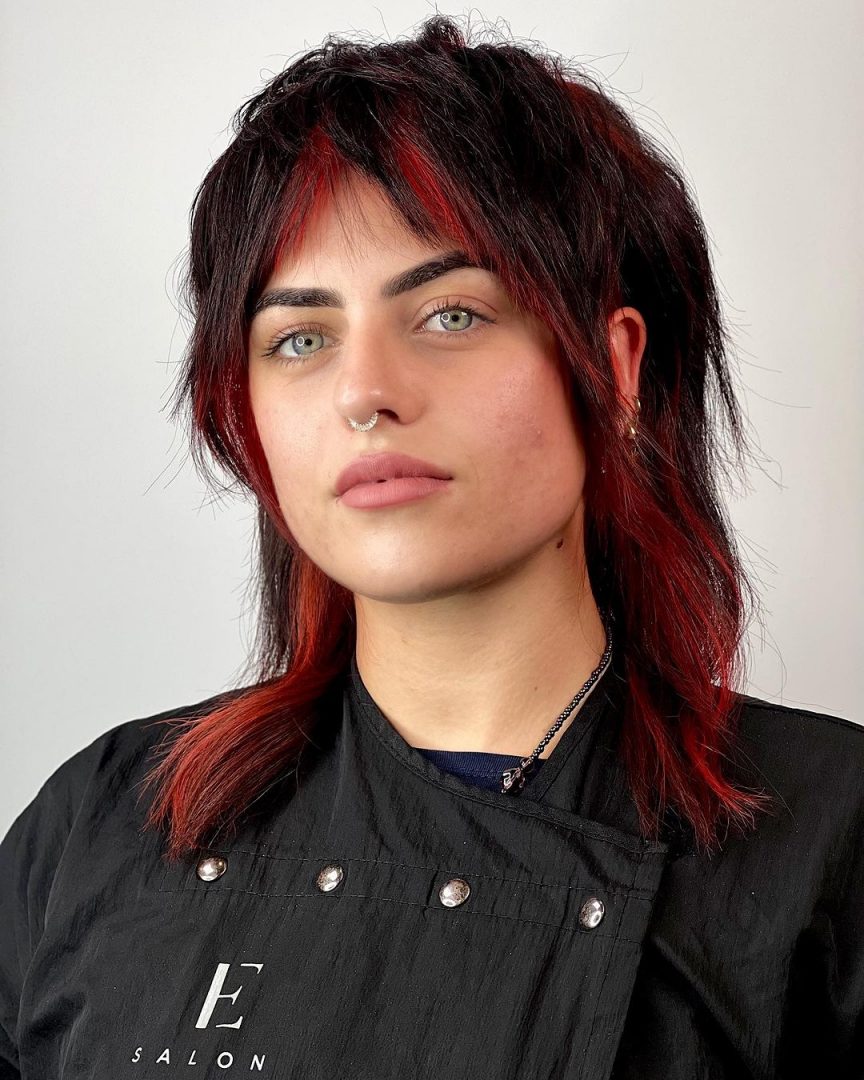 Influencers Are Going Crazy Over The Latest Red Roots Black Hair Trend