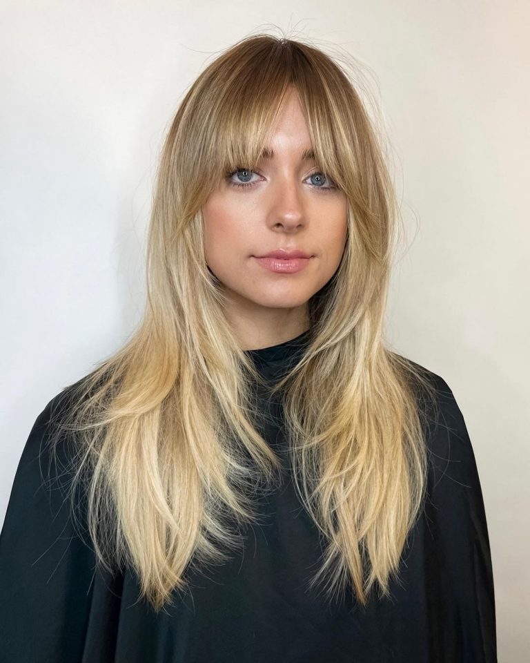 24 Top Trending Wispy Curtain Fringe Styles For Long Hair
